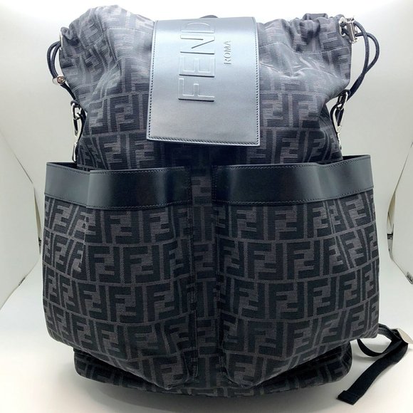 Fendi | Bags | Fendi Zucca Mens Zucca Backpack Black | Poshmark